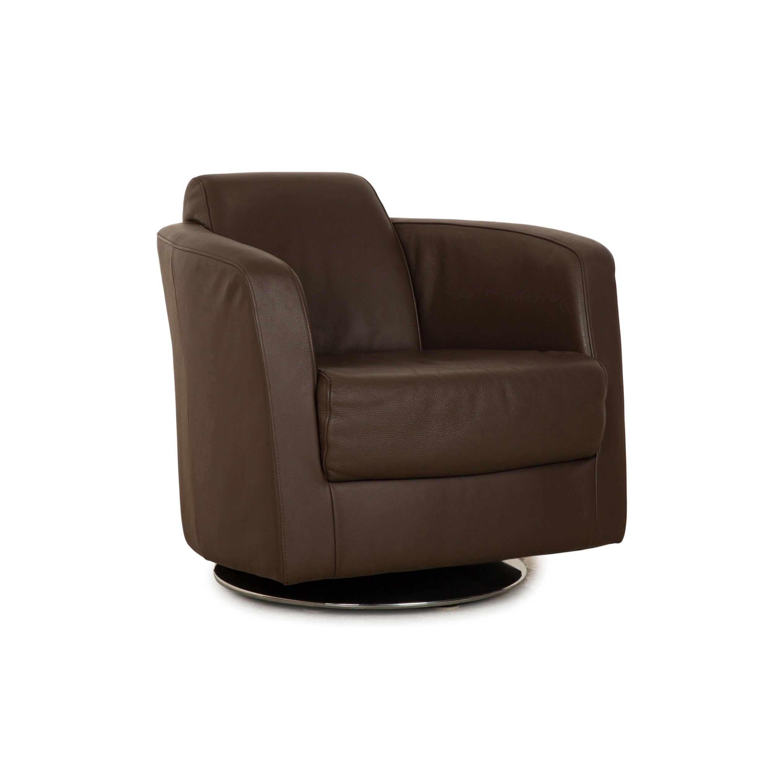 Ewald Schillig Sessel Sam Braun Leder - 2. Hand - Revive.de