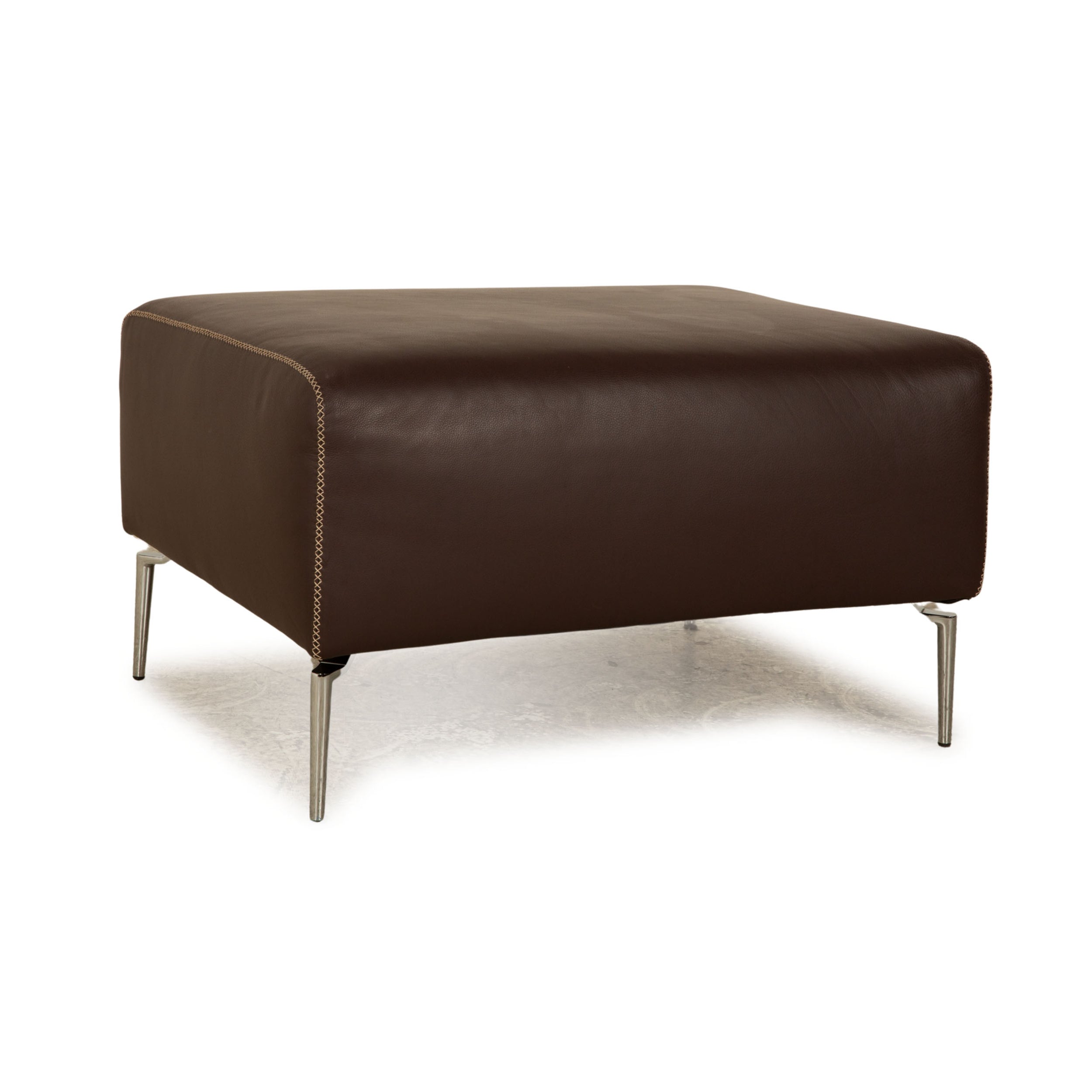 Koinor Hocker Braun Leder - 2. Hand - Revive.de