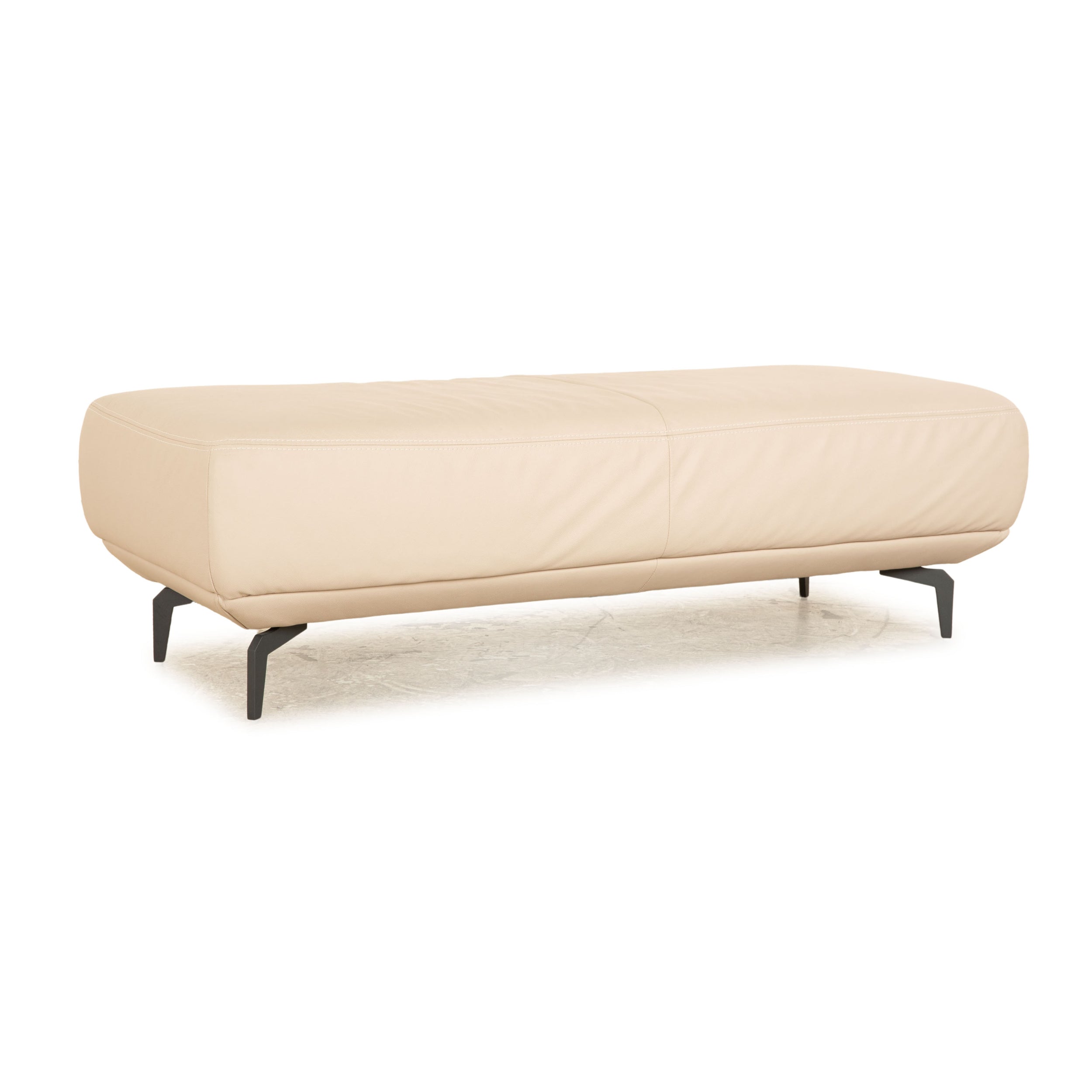 Musterring Hocker MR2490 Creme Leder - 2. Hand - Revive.de
