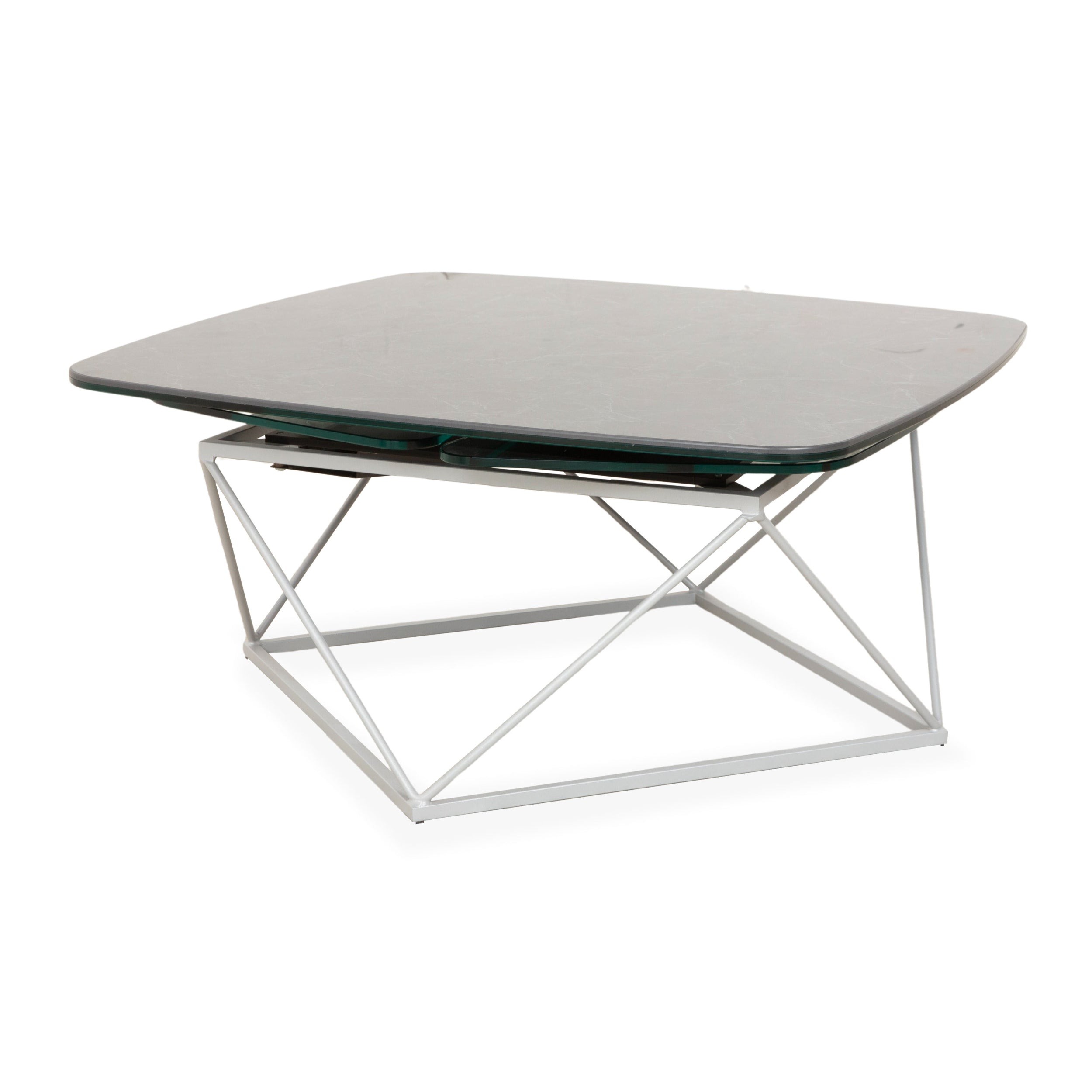 Naos Couchtisch Uptown Silber Marmor - 2. Hand - Revive.de