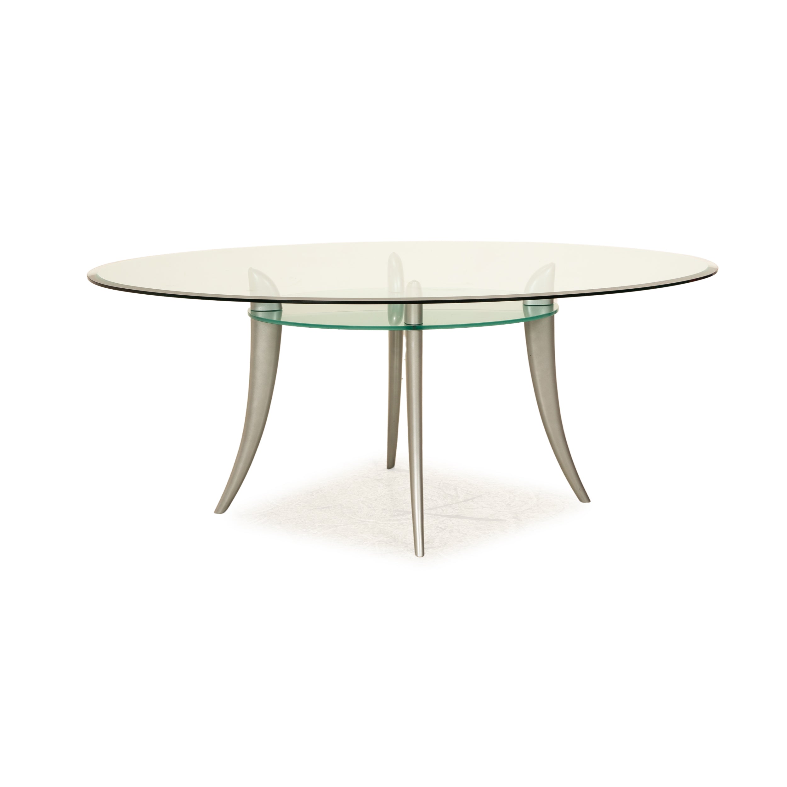 Who's Perfect Esstisch Silber Glas - 2. Hand - Revive.de