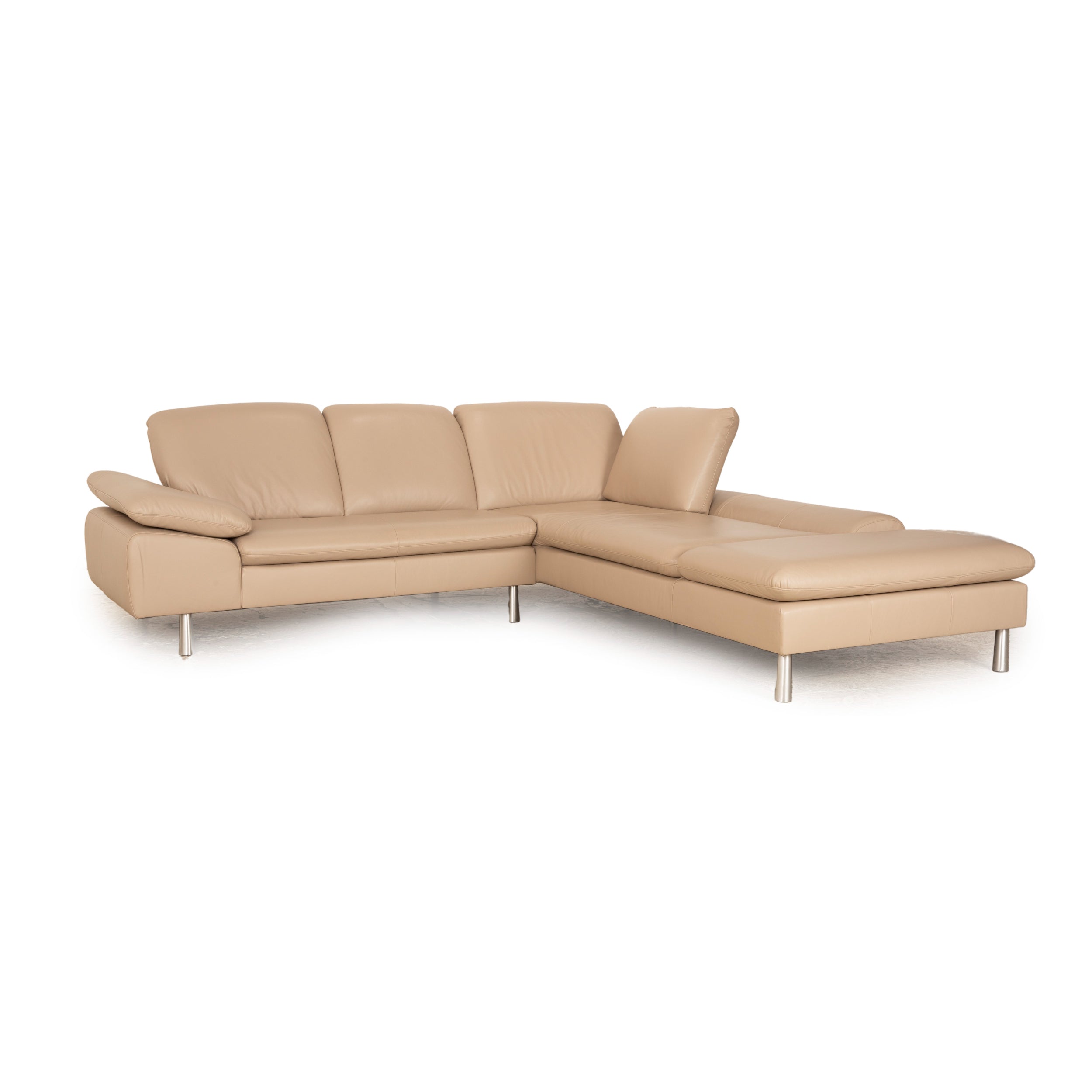 Willi Schillig Ecksofa Loop Beige Leder - 2. Hand - Revive.de