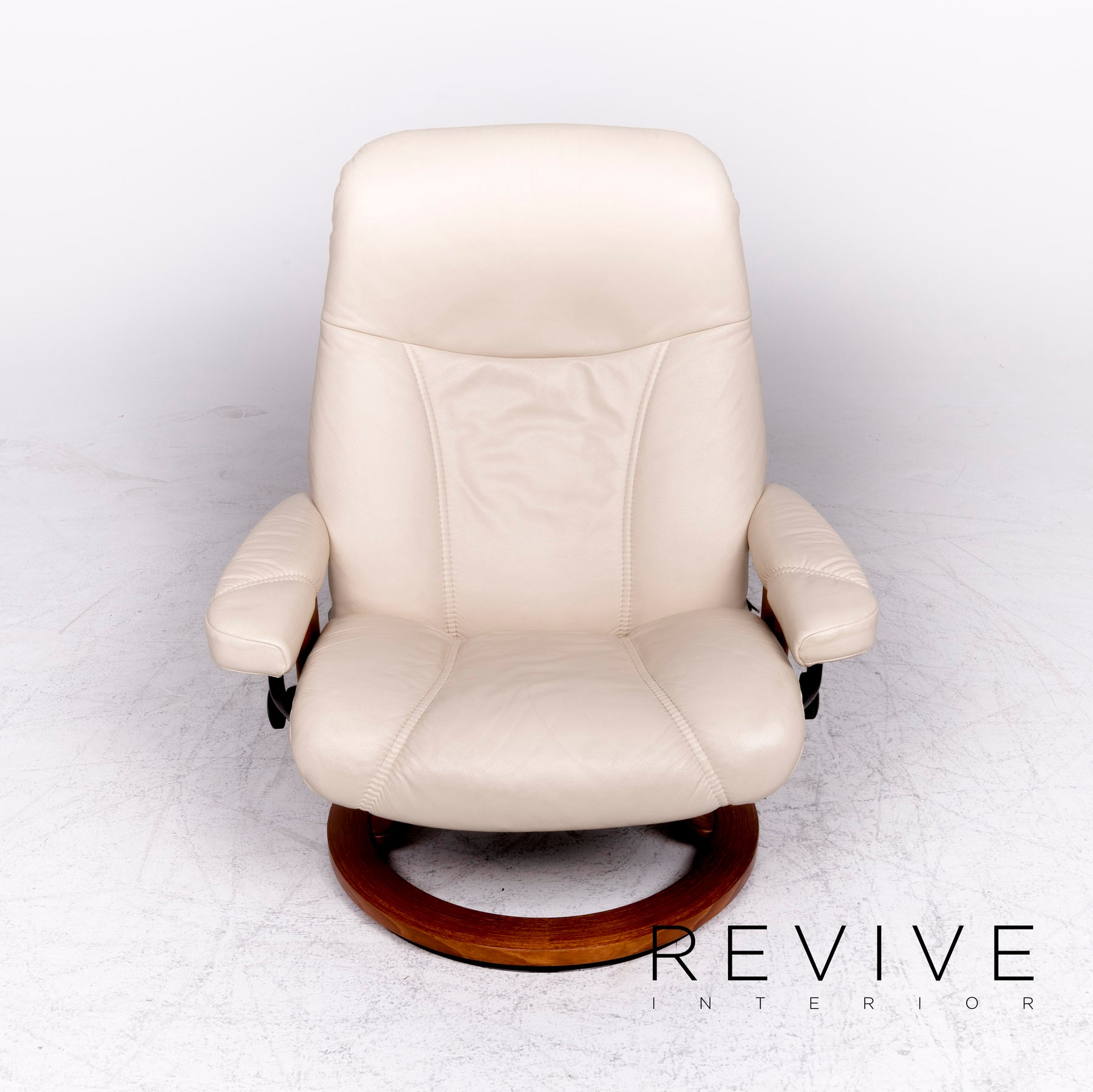 Stressless Sessel Garnitur Consul Beige Leder - 2. Hand - Revive.de