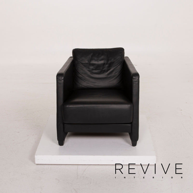 Cor Sessel Garnitur Conseta Schwarz Leder - 2. Hand - Revive.de