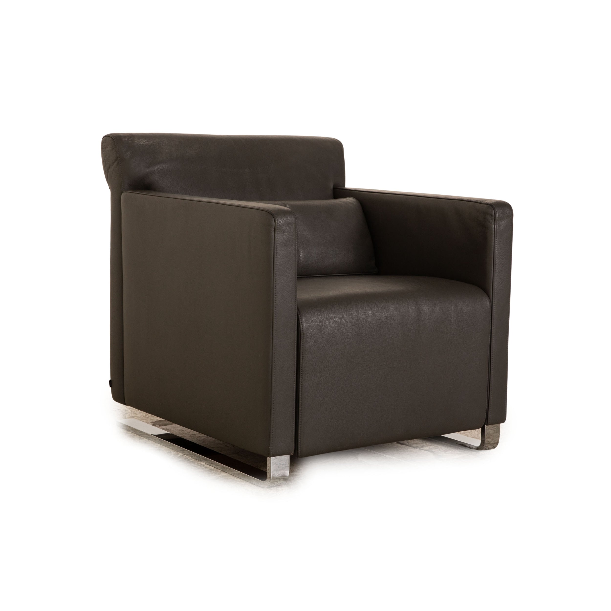 Cor Sessel Quant Grau Leder - 2. Hand - Revive.de