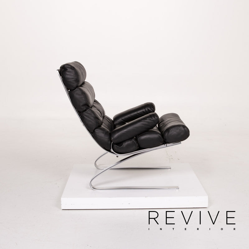 Cor Sessel Garnitur Sinus Schwarz Leder - 2. Hand - Revive.de