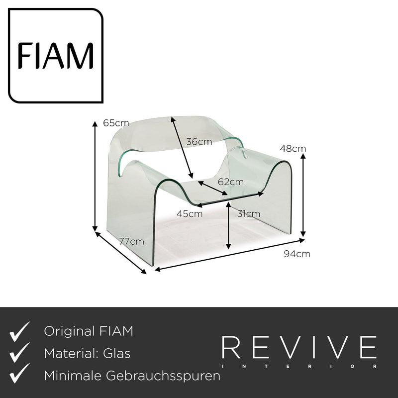FIAM Sessel Ghost Farblos Glas - 2. Hand - Revive.de