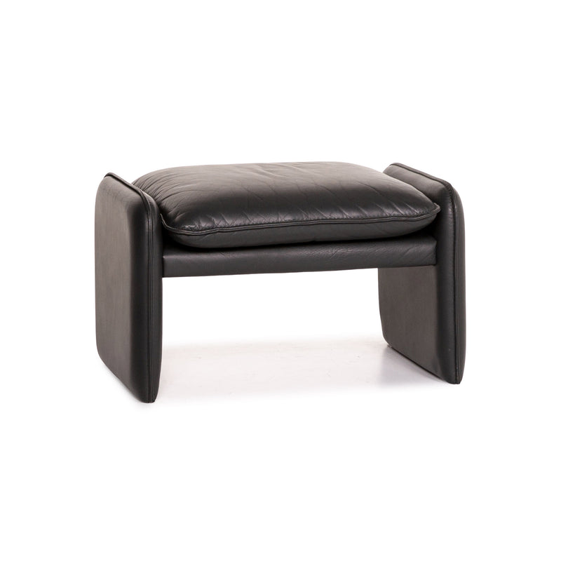 Leolux Hocker Bora Anthrazit Leder - 2. Hand - Revive.de