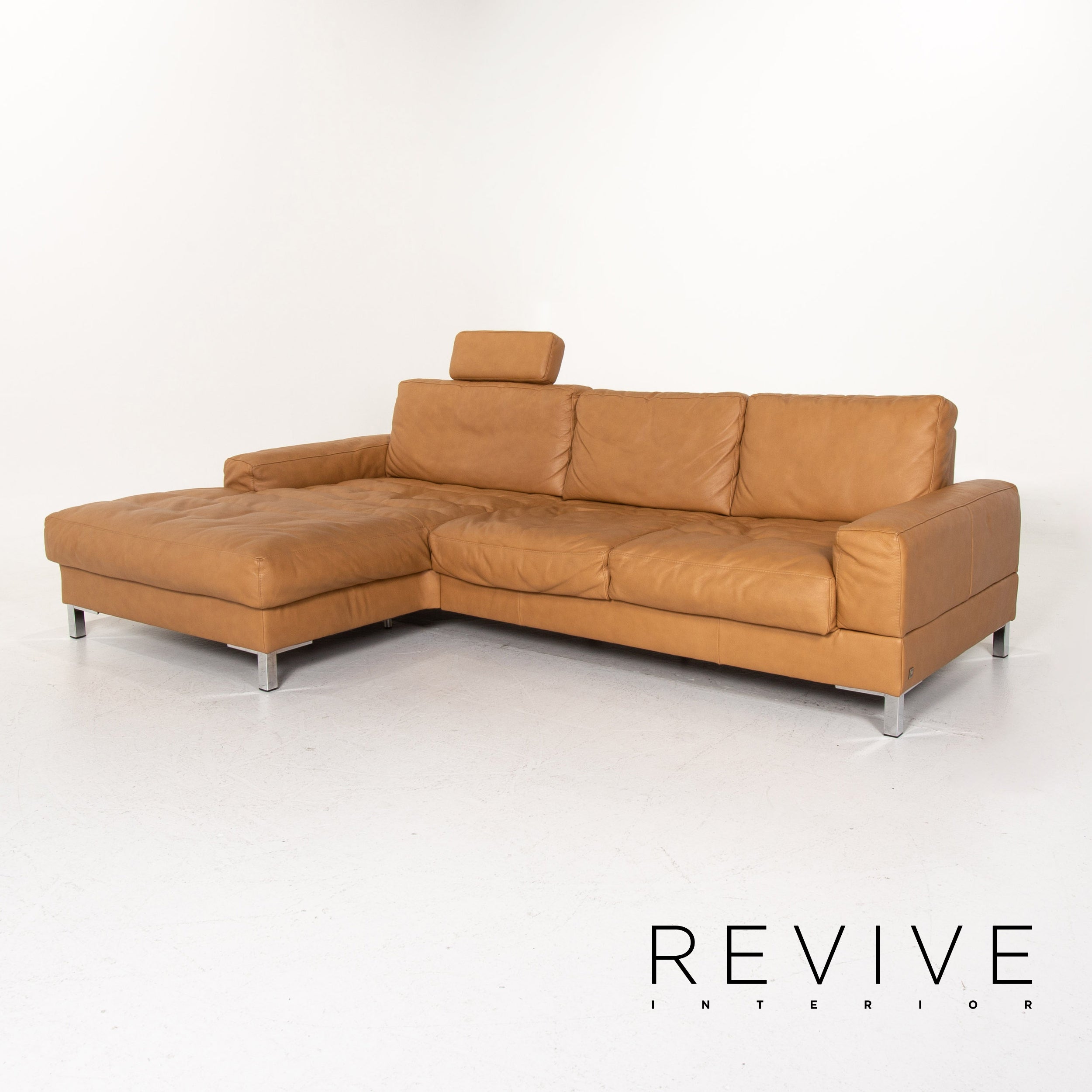 Musterring Ecksofa Camel Leder 2. Hand Revive
