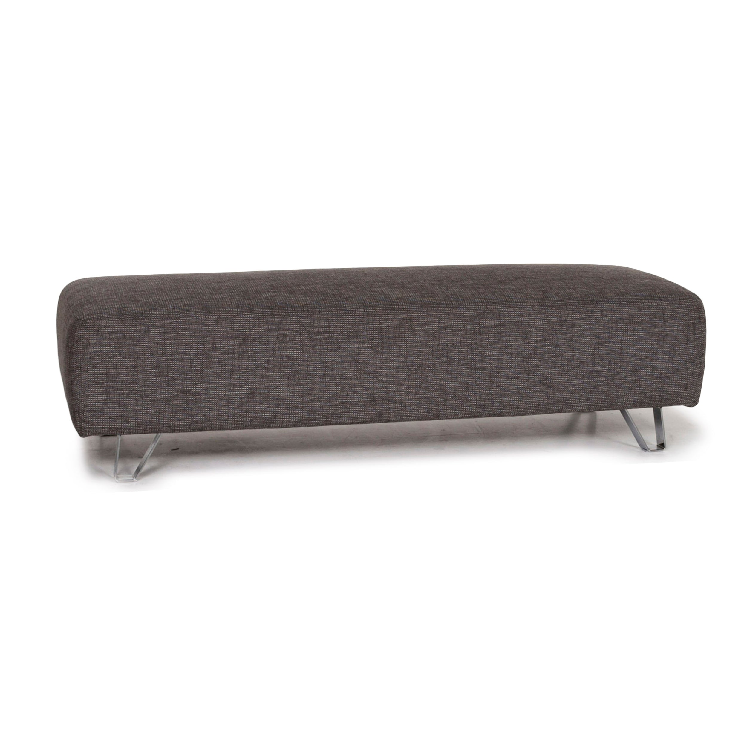 Musterring Hocker MR 680 Grau Stoff - 2. Hand - Revive.de