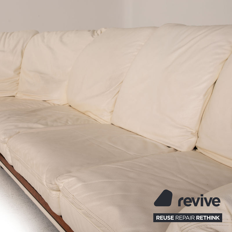Nieri Ecksofa Corniche Creme Leder - 2. Hand - Revive.de