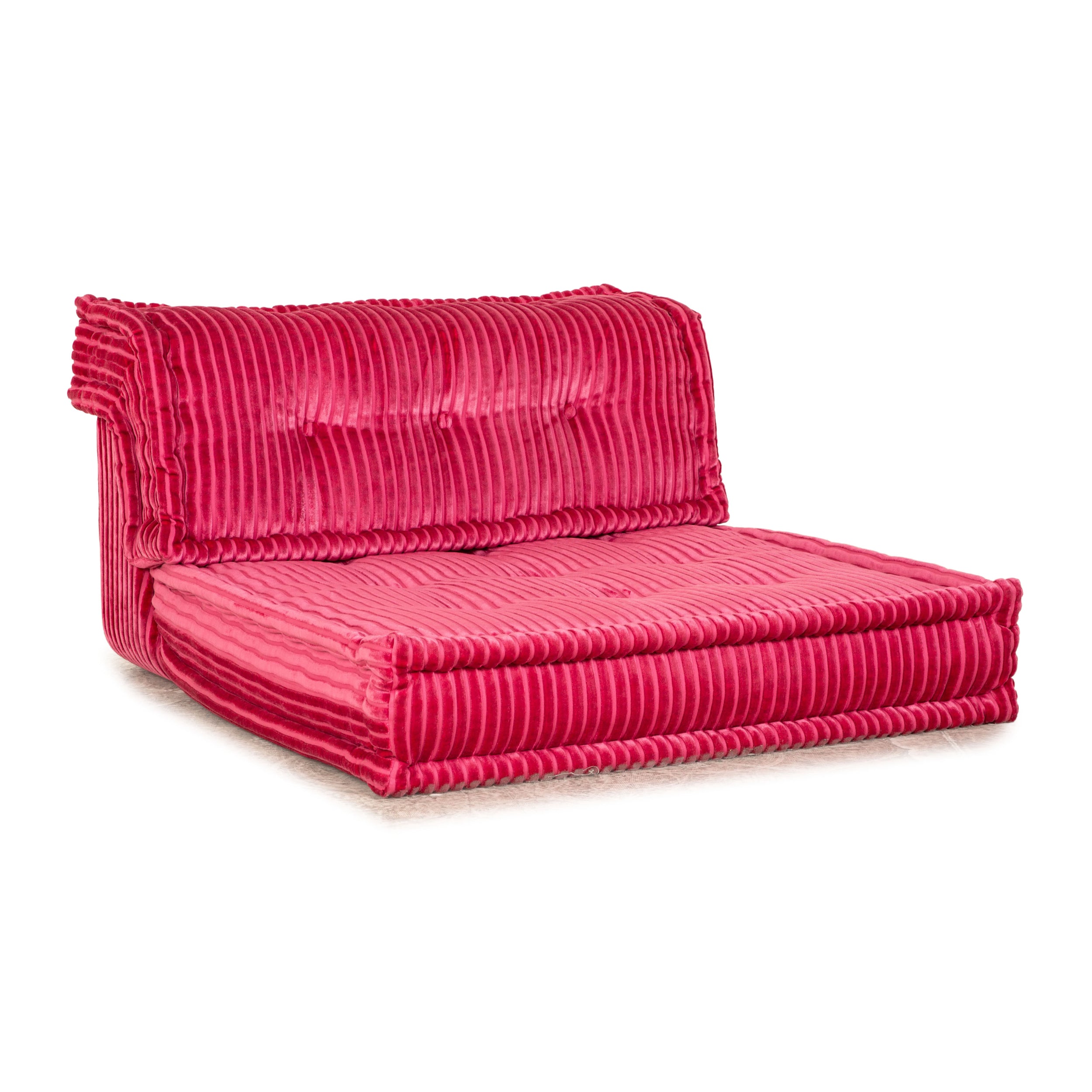 Roche Bobois Sessel Mah Jong Rot Stoff - 2. Hand - Revive.de