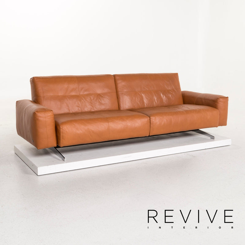Rolf Benz Dreisitzer 50 Cognac Leder - 2. Hand - Revive.de