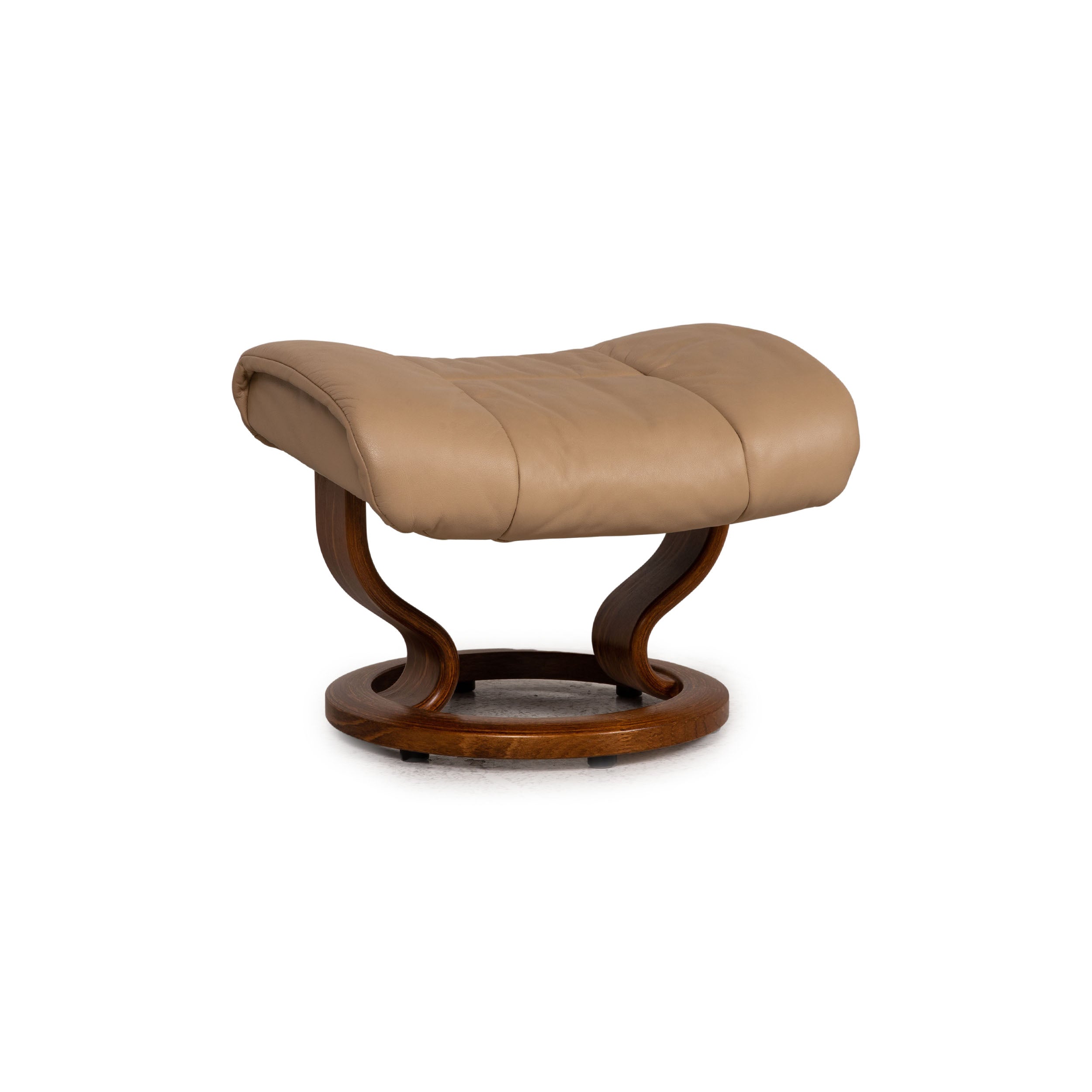 Stressless Hocker Eldorado Beige Leder - 2. Hand - Revive.de