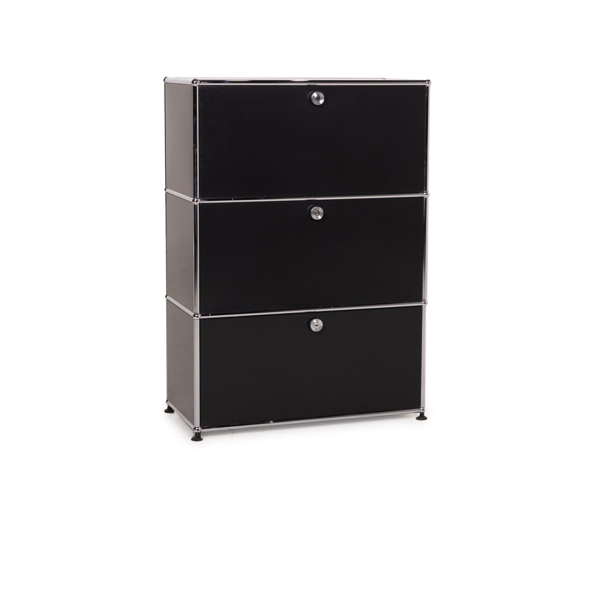 USM Sideboard Haller Schwarz Metall - 2. Hand - Revive.de