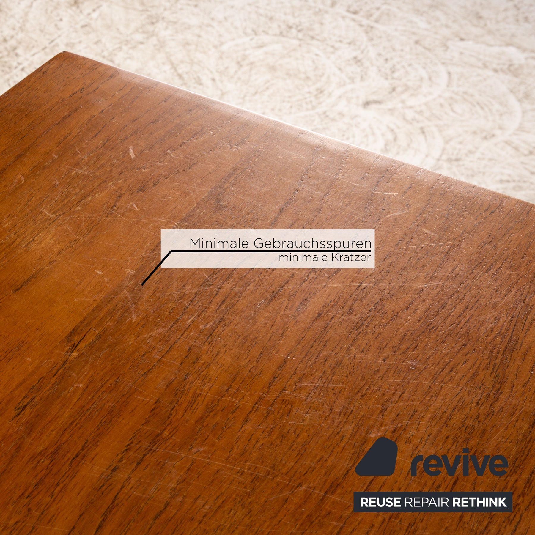 Vintage Esstisch Braun Holz - 2. Hand - Revive.de