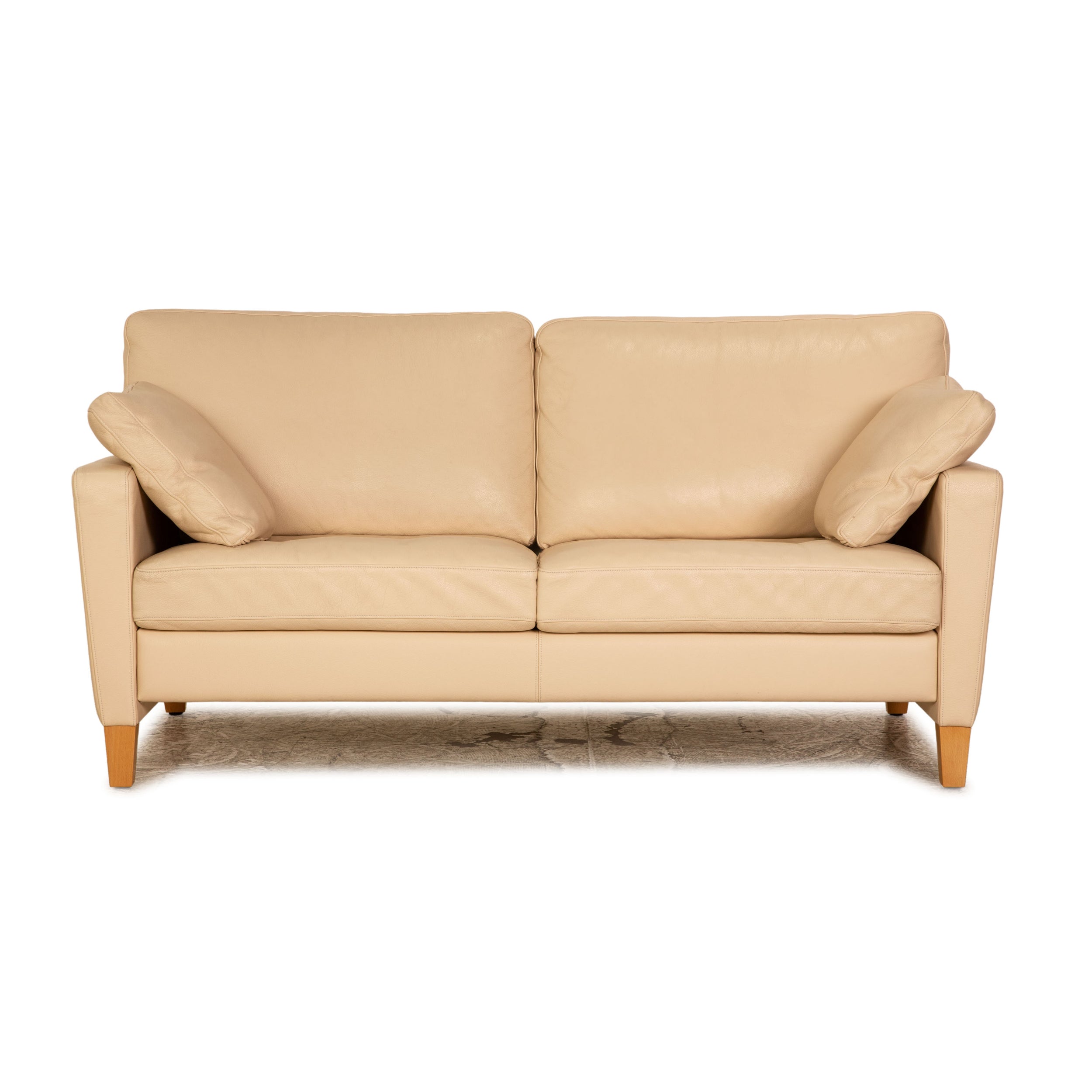Walter Knoll Zweisitzer Henry Creme Leder - 2. Hand - Revive.de