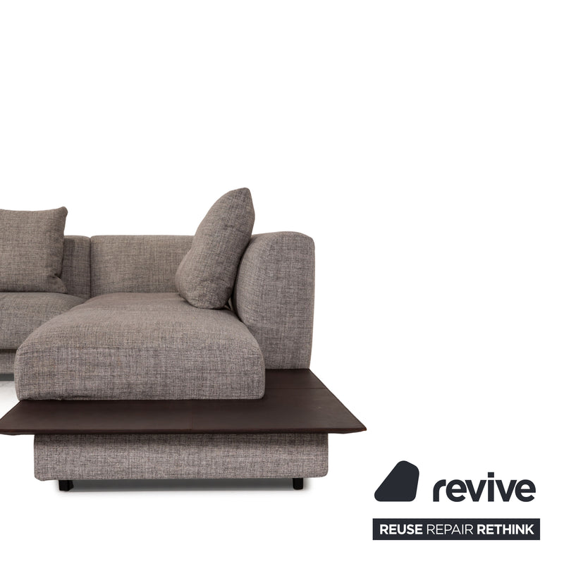 Walter Knoll Ecksofa Yuuto Grau Stoff - 2. Hand - Revive.de